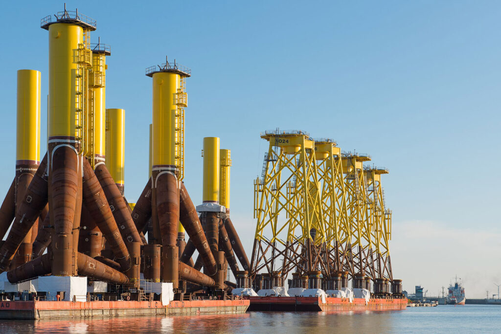 Offshore Wind Farm Jacket _ A new jacket for offshore wind turbines – TVHG